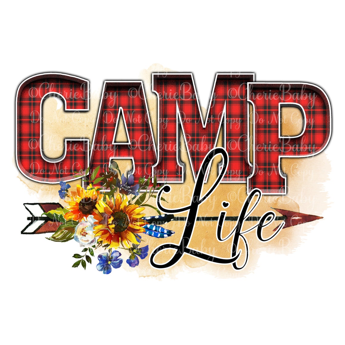 Camp Life Sublimation Design Printable Png Digital - Etsy