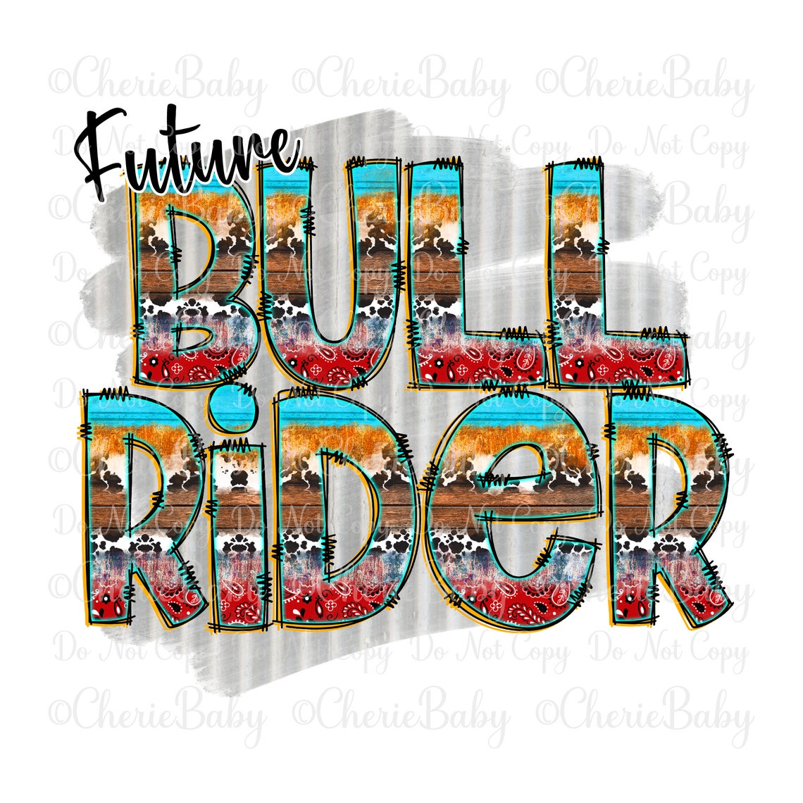 Future Bull Rider Sublimation Design Printable Png Digital - Etsy
