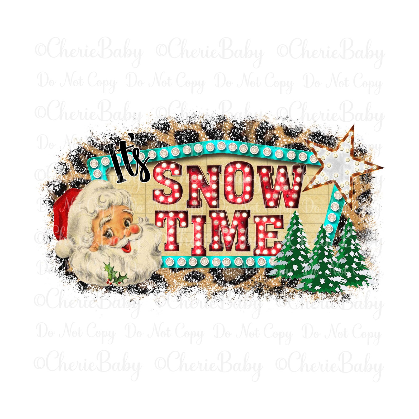 Santa Sublimation Design Printable Png Digital Download - Etsy