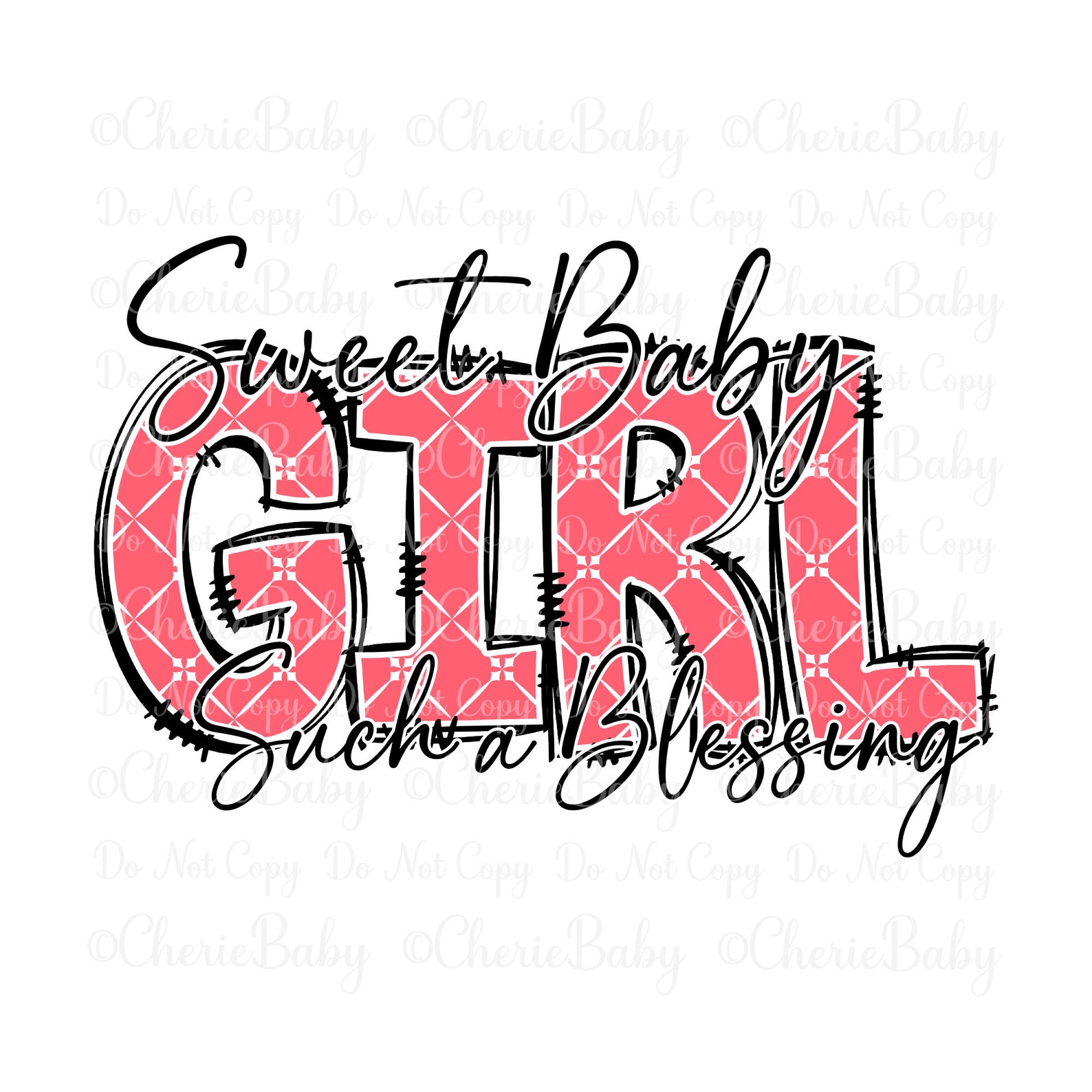 Sweet Baby Girl Sublimation Design Printable Png Digital - Etsy