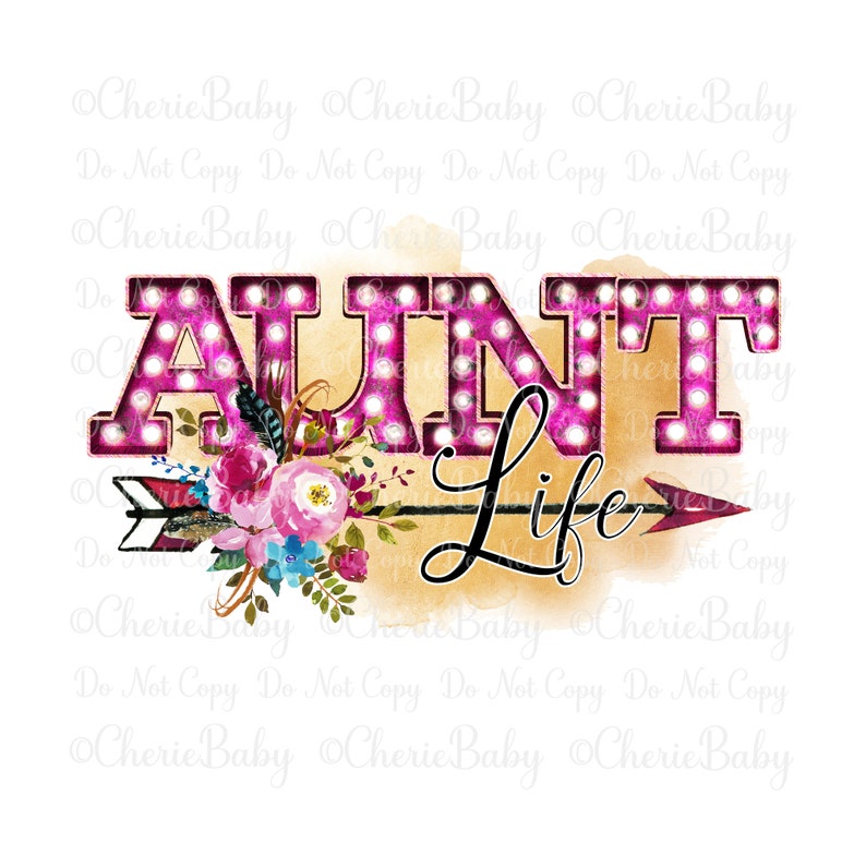 Aunt Life Sublimation Design Printable Png Digital Design - Etsy