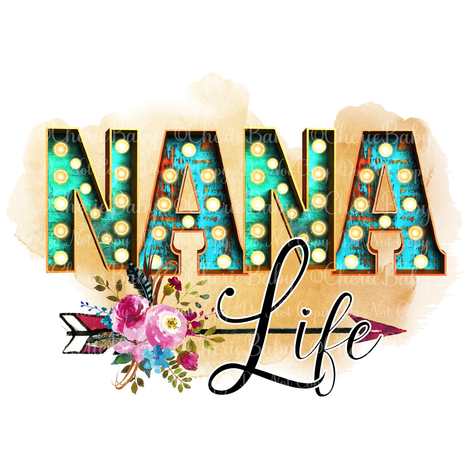 Nana Sublimation Design Bundle 5 Digital Downloads Five - Etsy