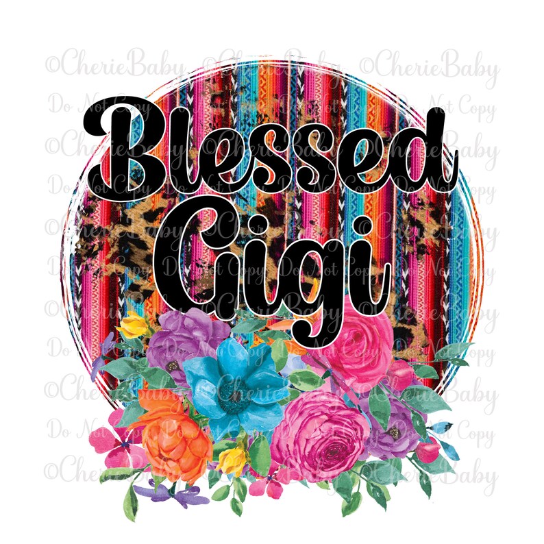 Blessed Gigi Sublimation Design Printable Png Digital - Etsy