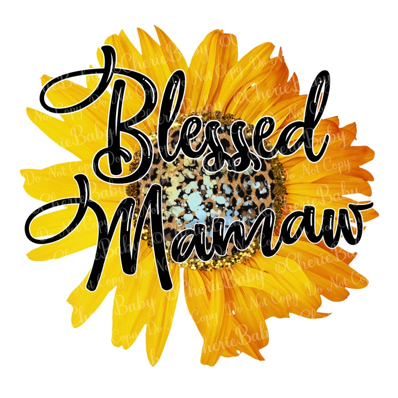 Blessed Mamaw Sublimation Design Printable Png Digital | Etsy