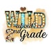 Wild About 2nd Grade Sublimation Design, Digital Download, Printable ...
