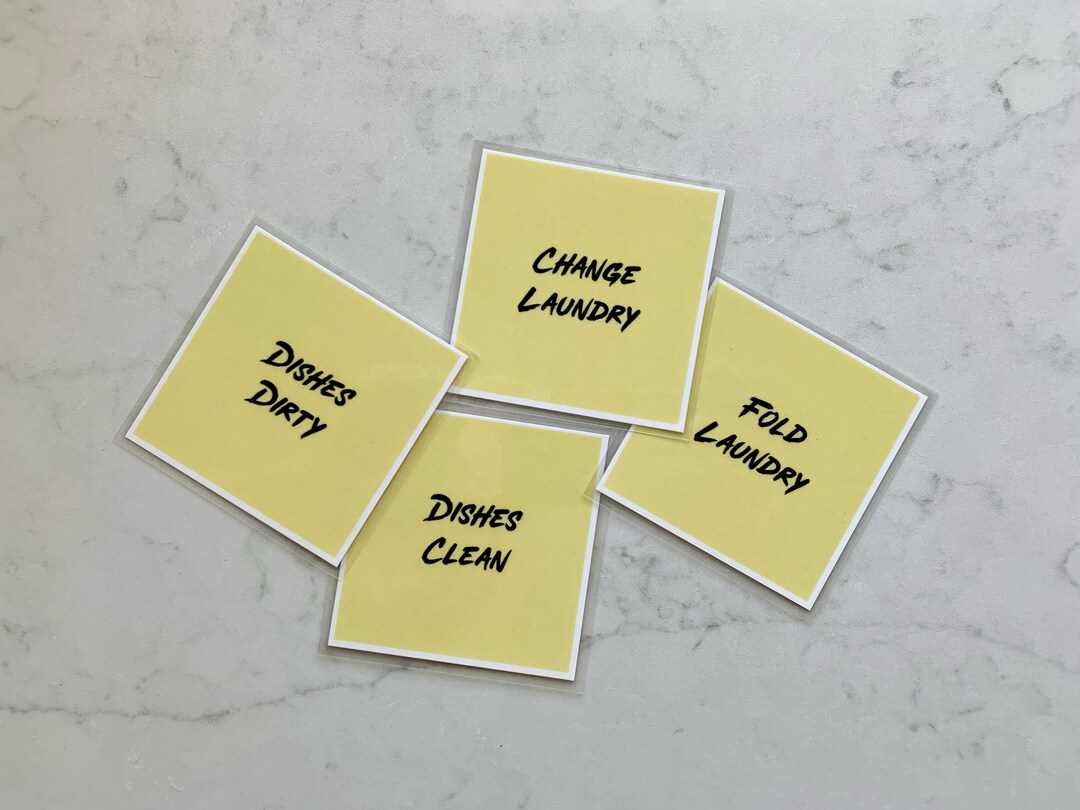 Sticky Note-inspired Photoshop Template (3" X 3") for Durable Reminders ...