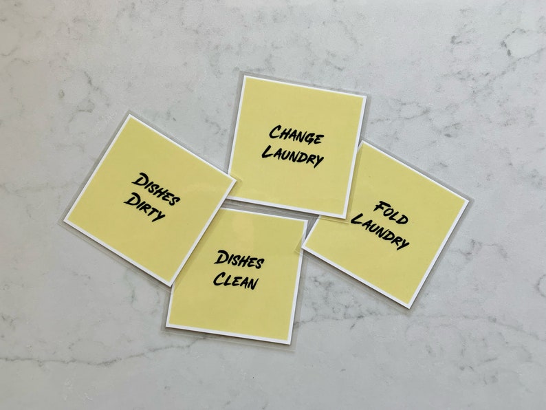 Sticky Note-inspired Photoshop Template (3" X 3") for Durable Reminders ...