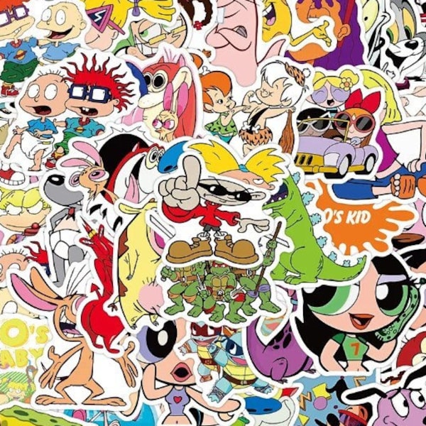 Nickelodeon Stickers - Etsy