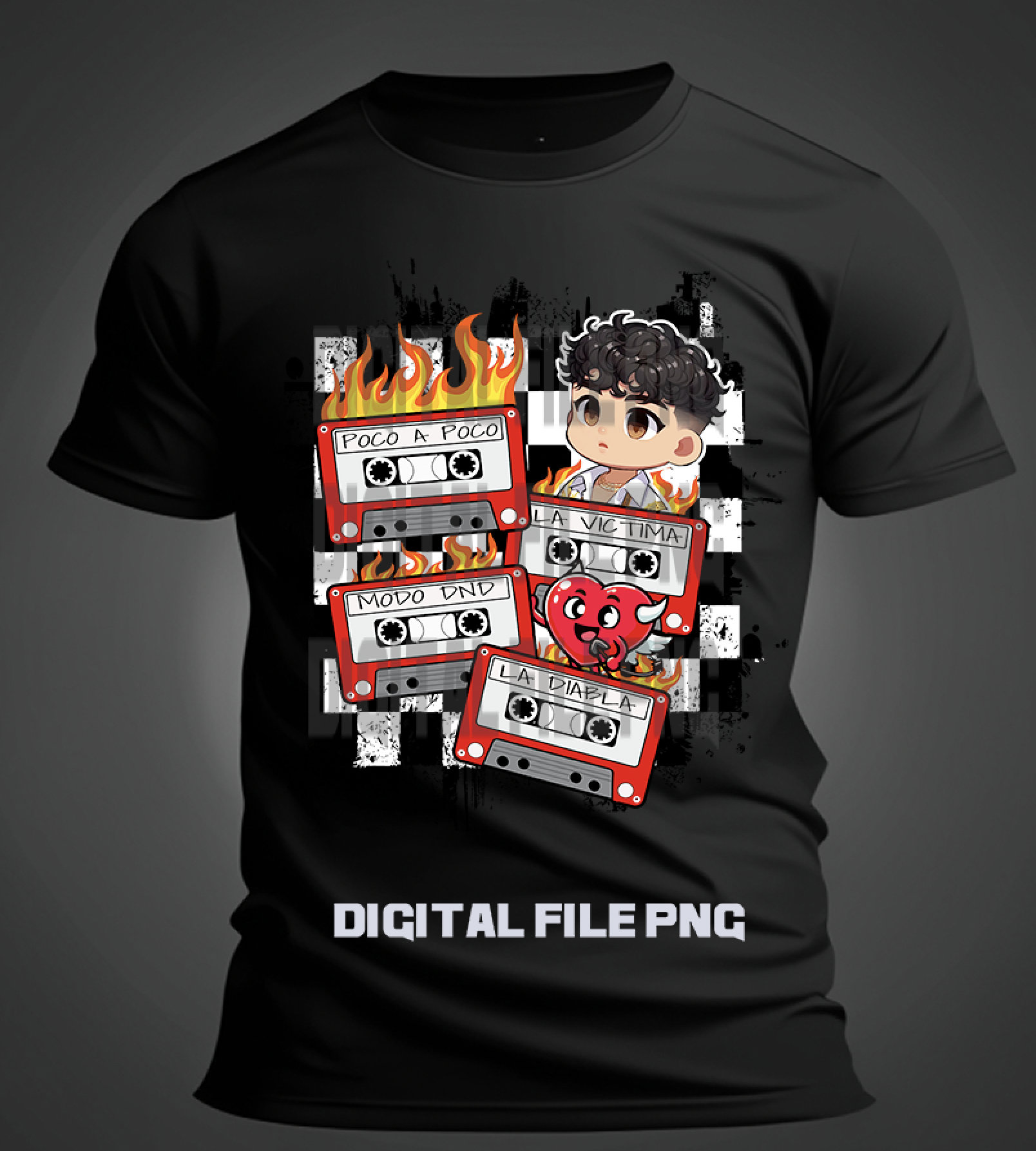 Xavi Cassette Cartoon, Digital File. PNG. Png - Etsy