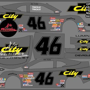 Losi 1:12 Cole Trickle #46 City Chevy NASCAR Vinyl Decals - Etsy