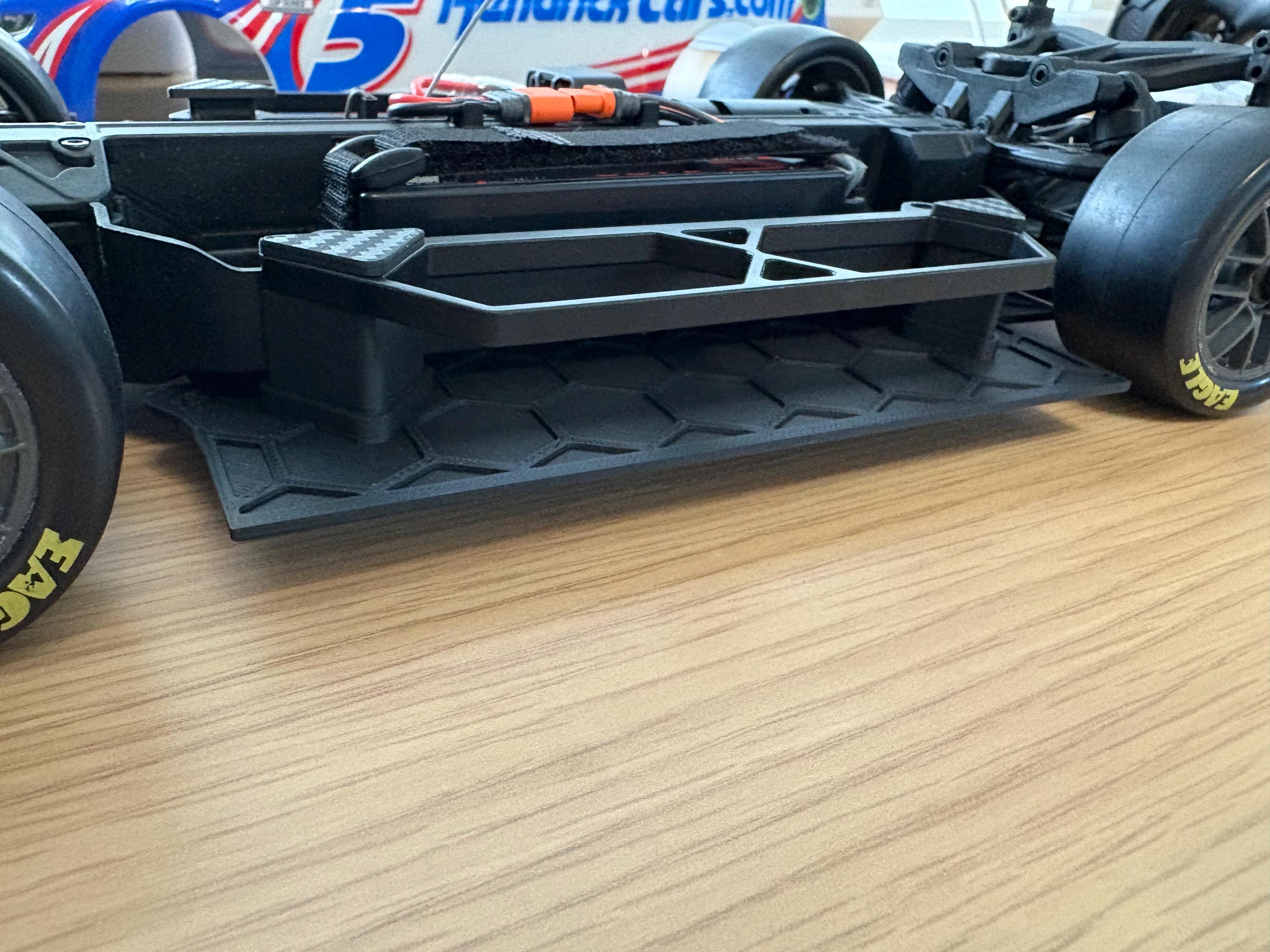 Losi NASCAR RC Undertray: Carbon Fiber Look, 3D Printed Ground Effects ...