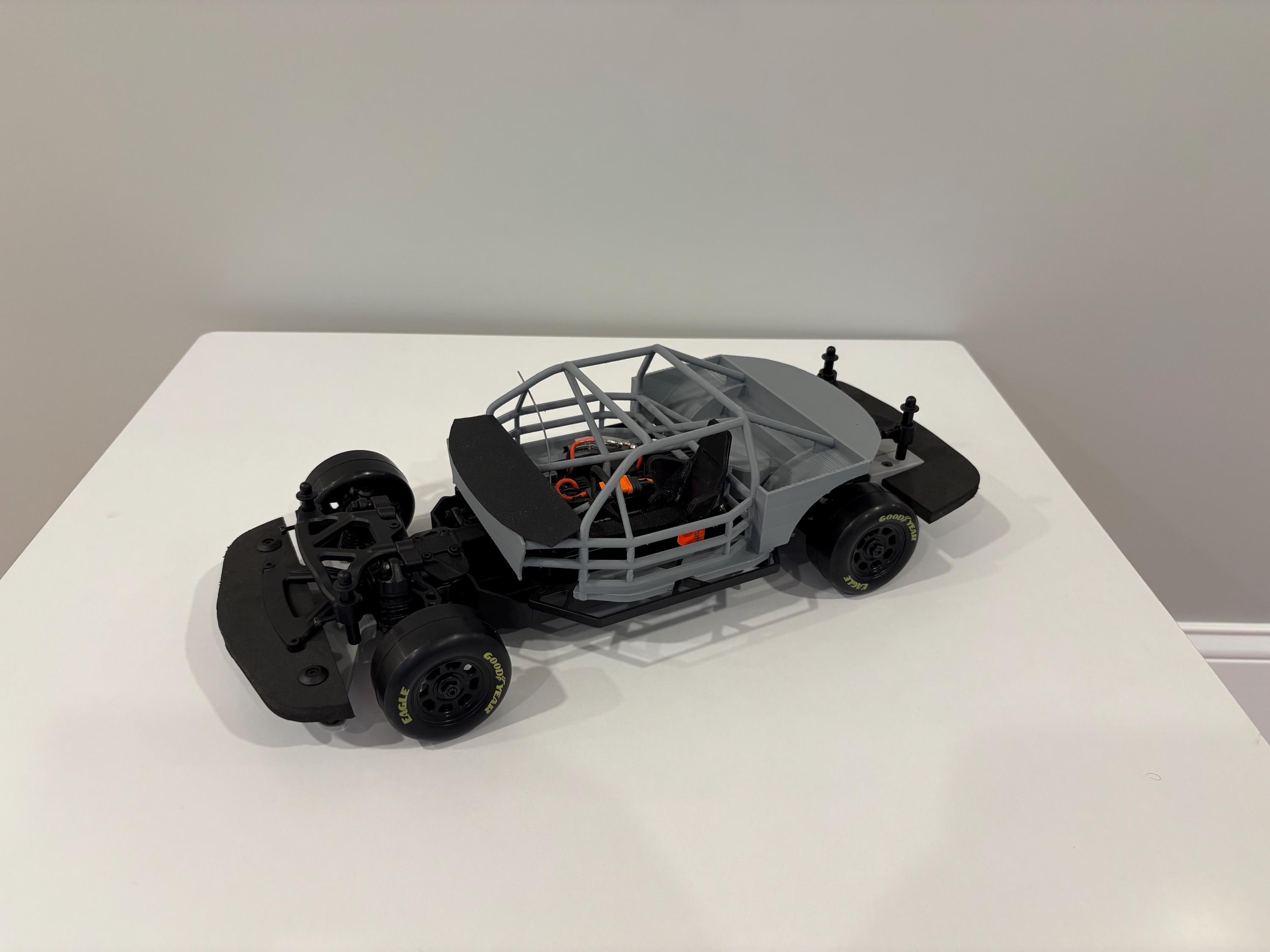 1:12 Losi NASCAR Lumina/thunderbird Roll Cage Interior Kit 3D Printed ...