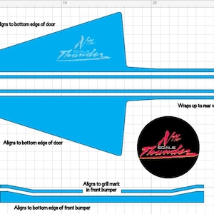 Days of Thunder Losi 1:12 Cole Trickle #46 Superflo Vinyl Decals - Etsy