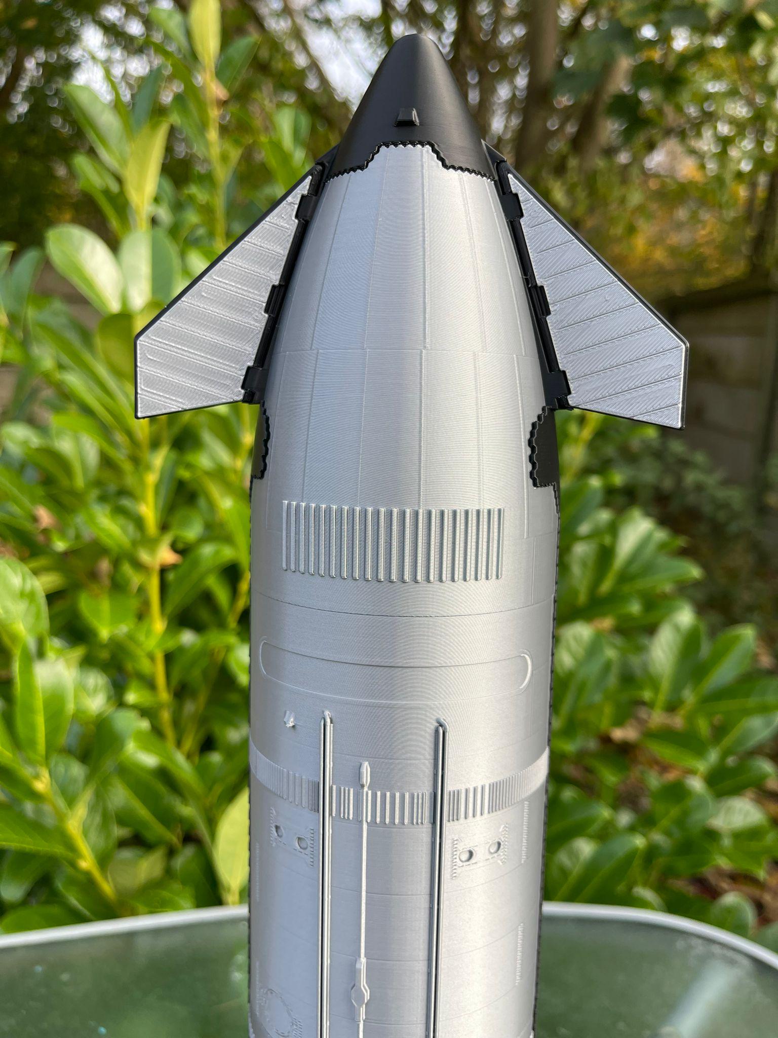 Spacex Starship S33 1:100 Model - Movable Flaps - High Quality - 50CM ...
