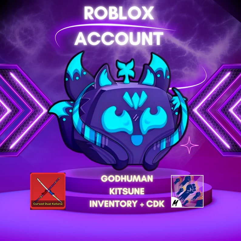 Roblox Blox Fruits Godhuman Kitsune Inventory CDK - Etsy