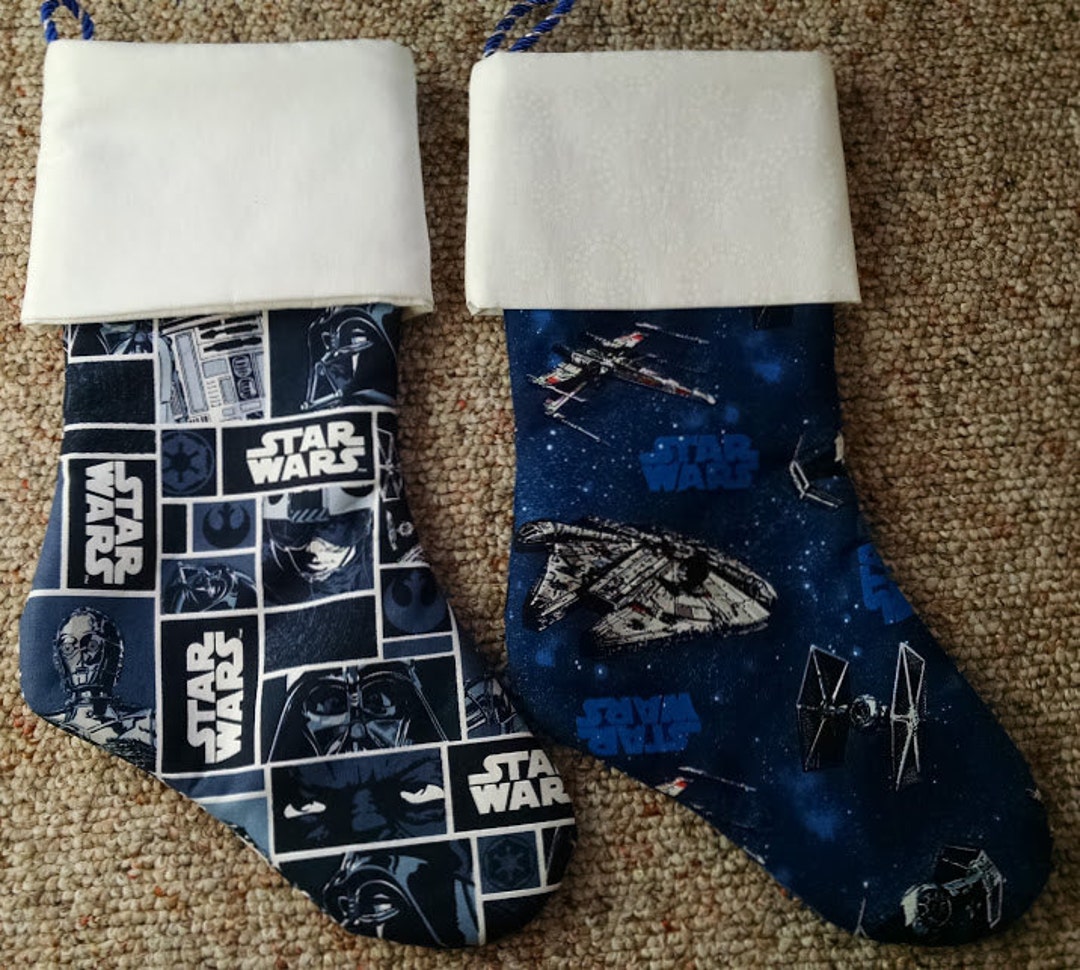 Star Wars Christmas Stockings Classic, Ships - Etsy