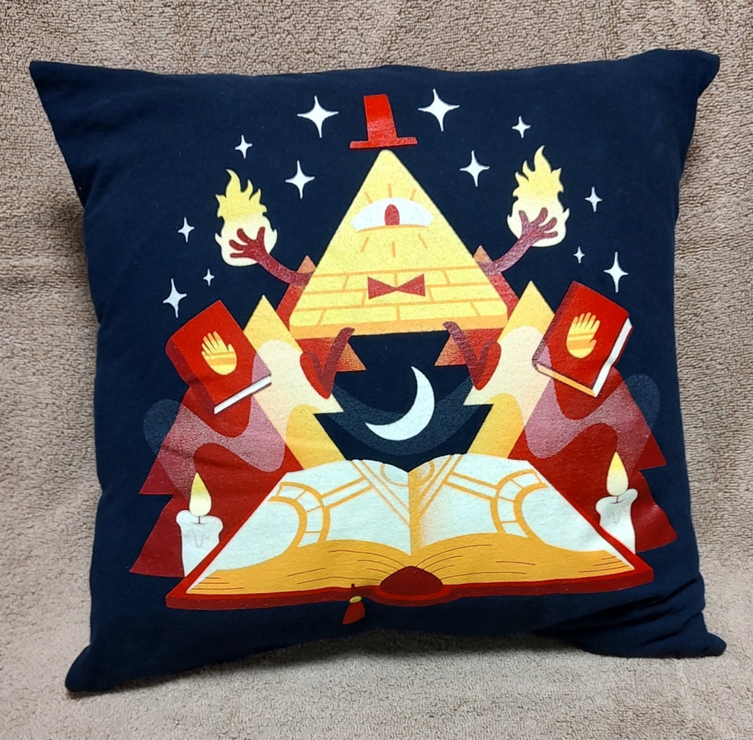 Bill Cypher Gravity Falls Inspired 16 by 16 Repurposed Decorative ...