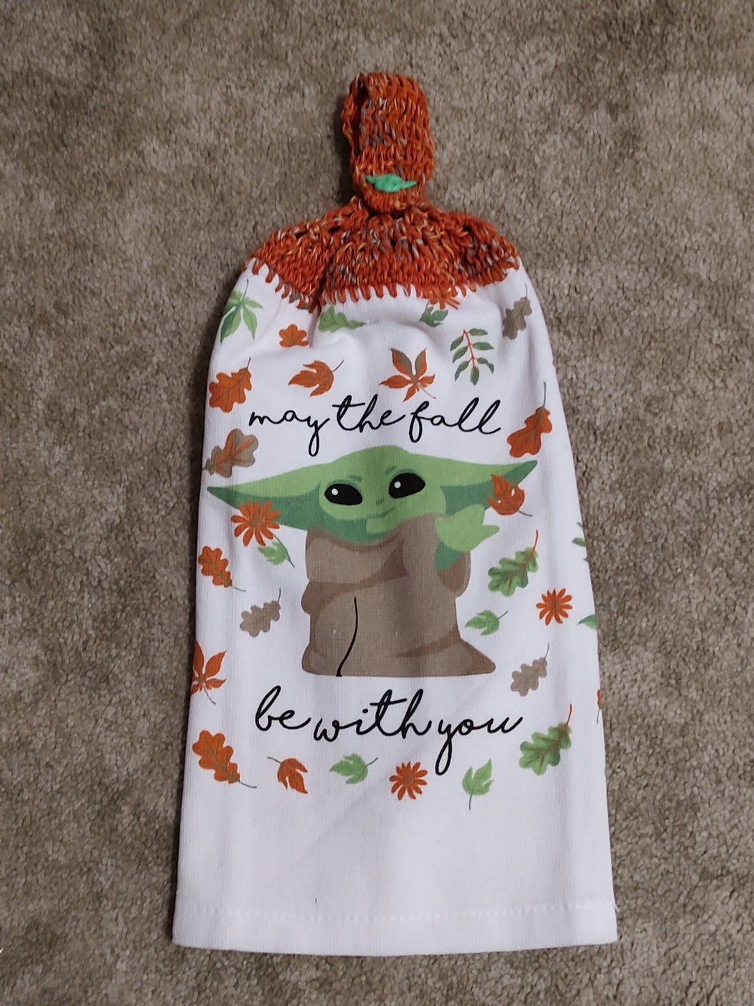 Mandolorian Baby Yoda Grogu May Fall Be With You Autumn Inspired ...
