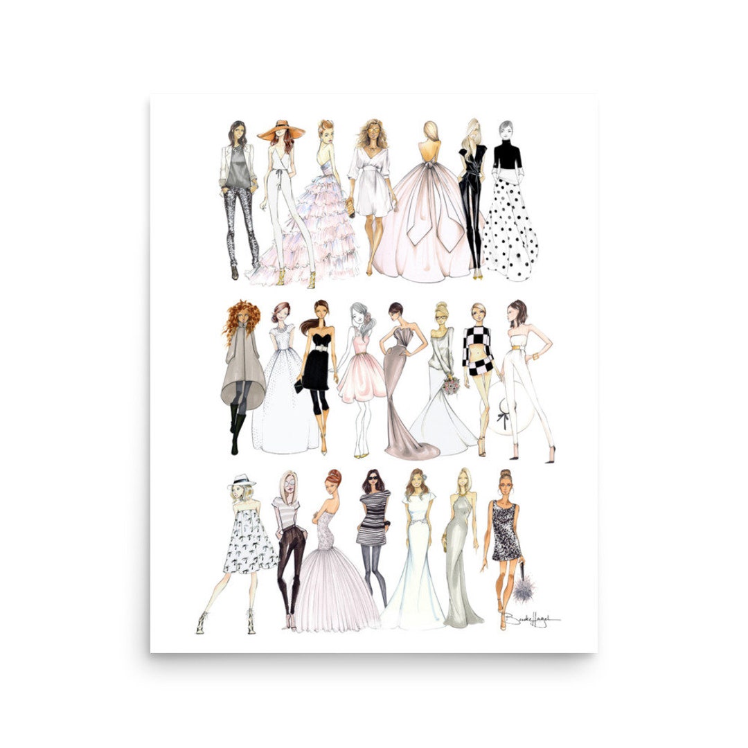 Croqui Collection - Etsy