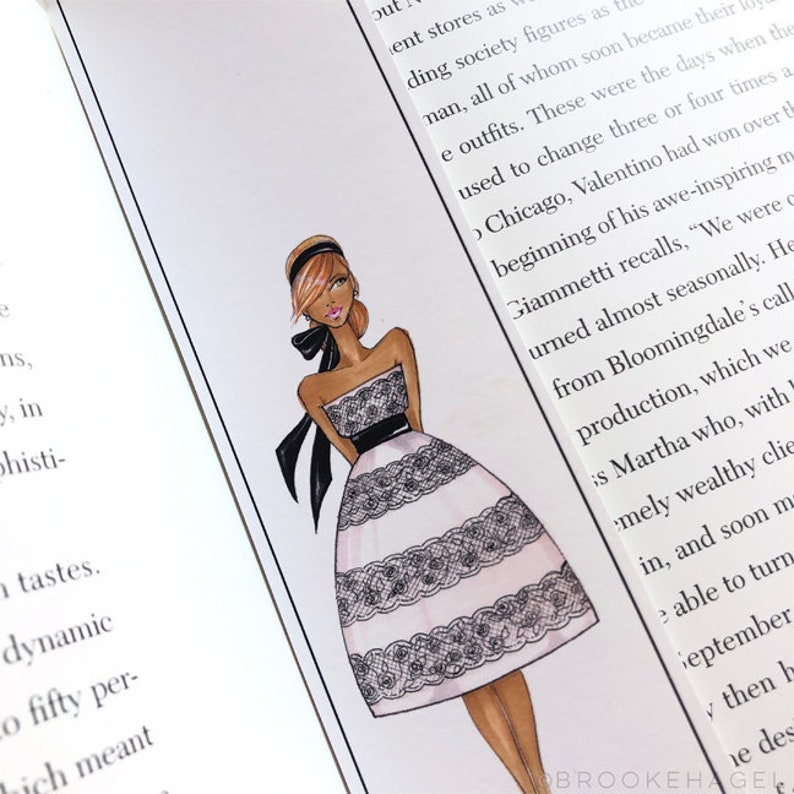 Fashion Illustration Bookmark-fashionable Bookmark-fashion Illustration ...