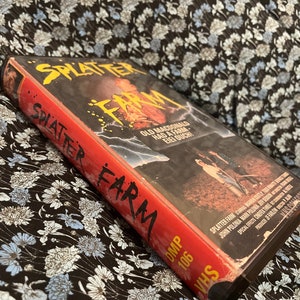 Splatter Farm Custom VHS art Piece - Etsy