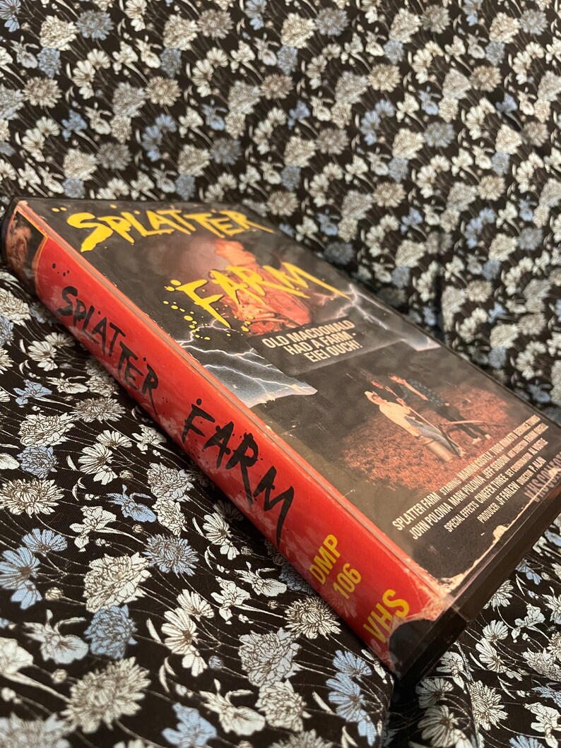 Splatter Farm Custom VHS art Piece - Etsy