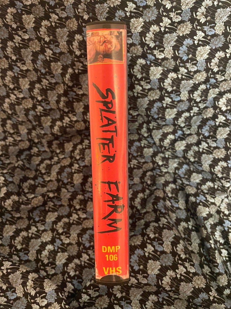 Splatter Farm Custom VHS art Piece - Etsy