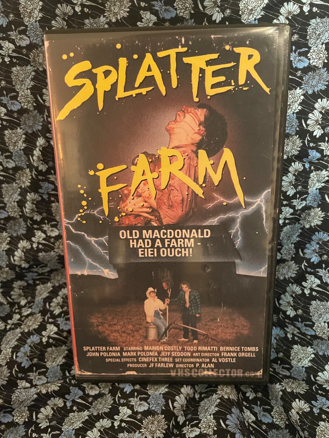 Splatter Farm Custom VHS art Piece - Etsy