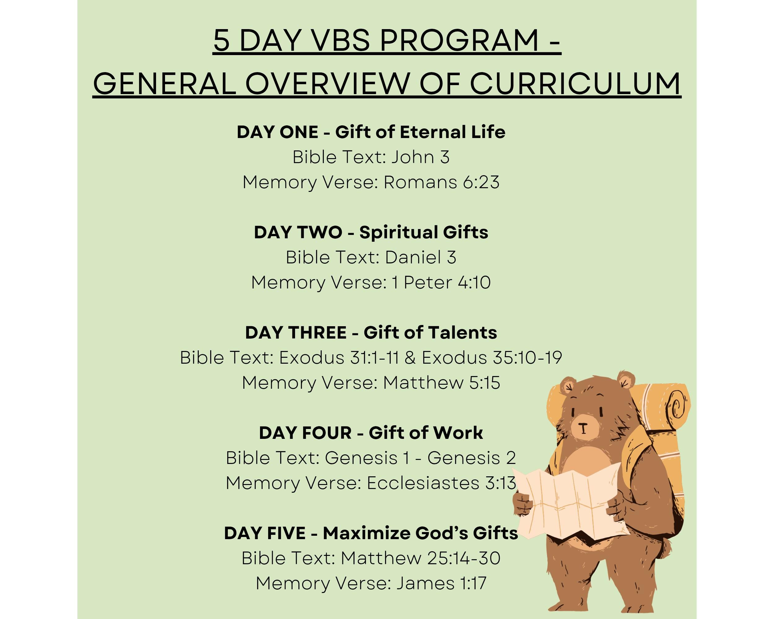 2026 Vacation Bible School Five Day Kit | VBS Skits, Curriculum, Guides ...