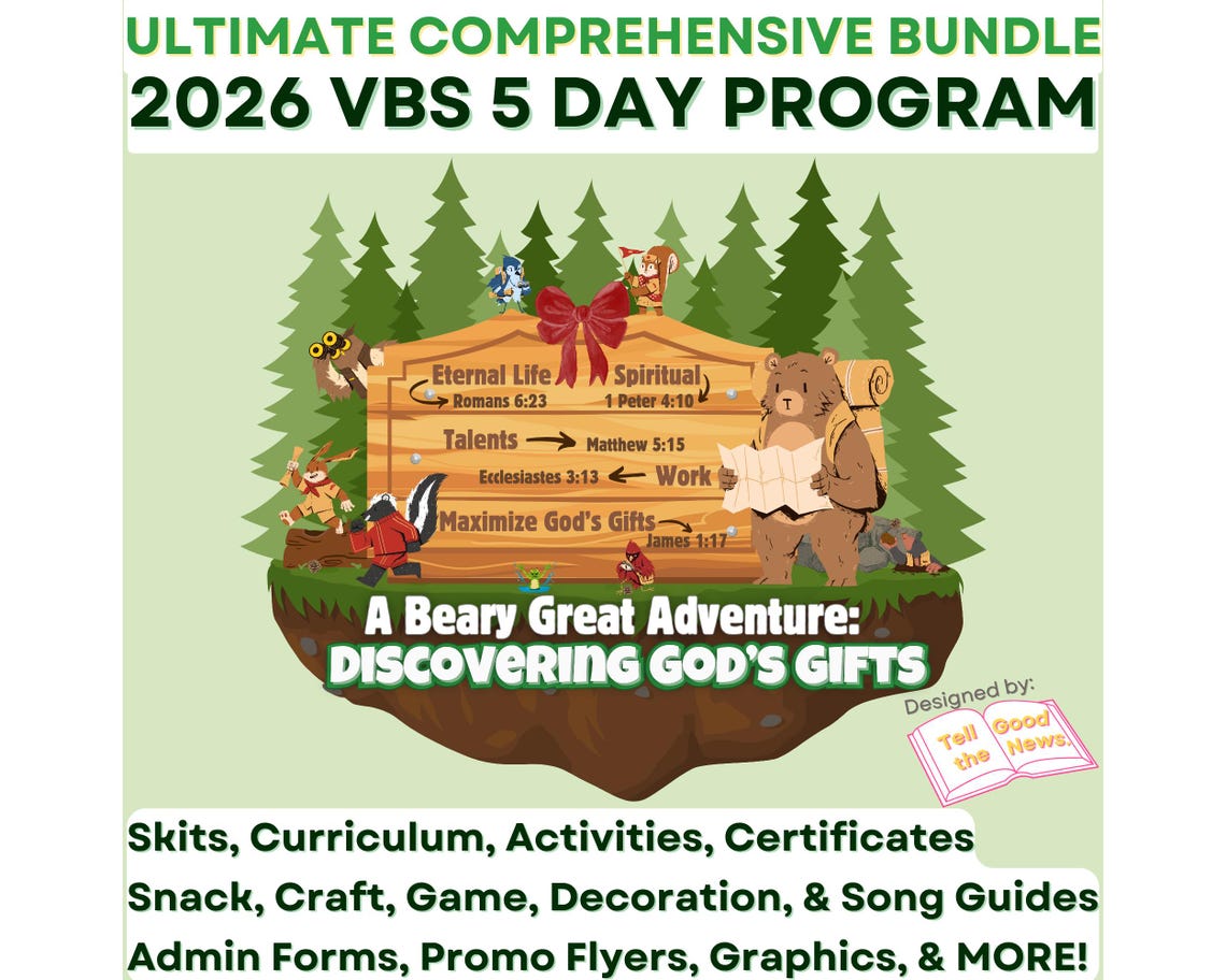 2026 Vacation Bible School Five Day Kit | VBS Skits, Curriculum, Guides ...