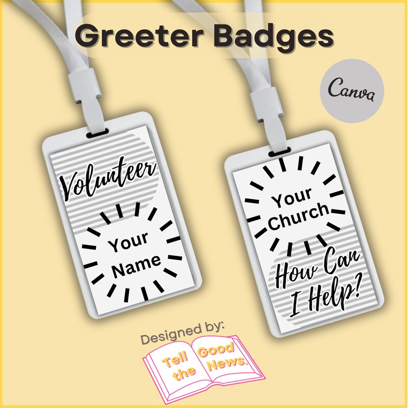 Church Usher Badges - Etsy