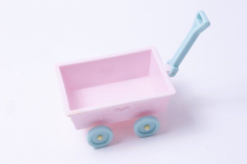 My Little Pony Pink Wagon Cart Blue Wheels Toy Vehicle - Etsy