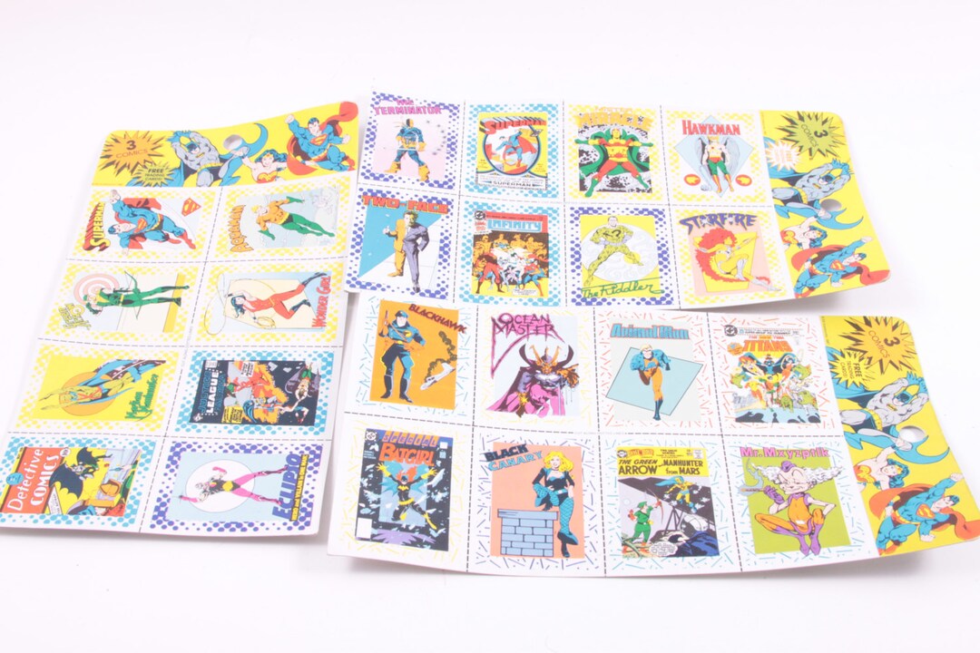 1989 Comic Book Cards Great Teams Great Villains Great Heroes Trading ...