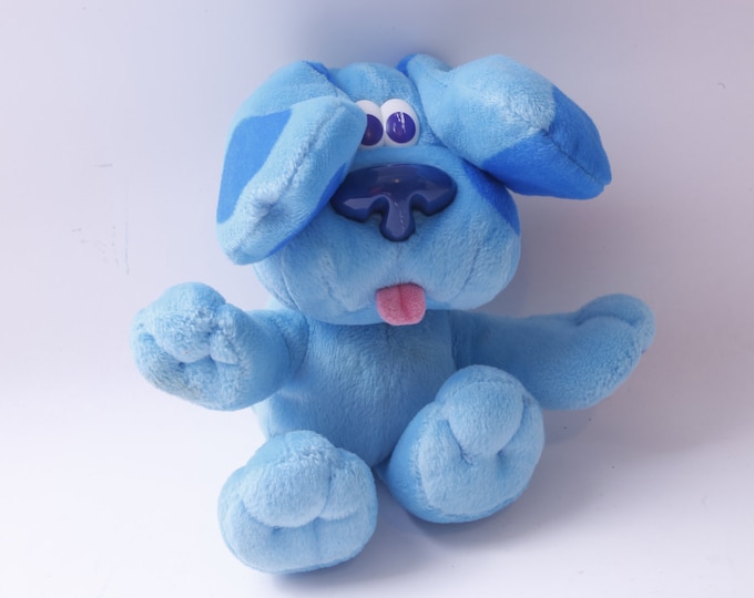 Blue's Clues, Blue, Dog, Sitting, 7 1/2", Soft, Plush, Toy, Figure ...