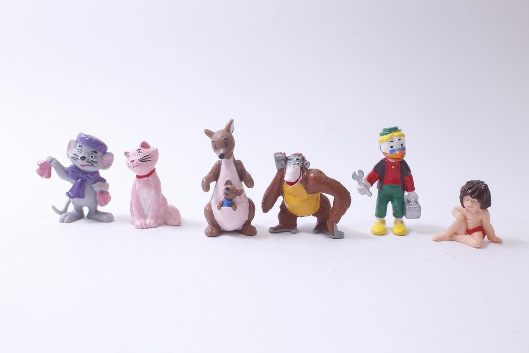 Disney, Bullyland, PVC Figures, Jungle Book, Ducktales, Aristocats ...