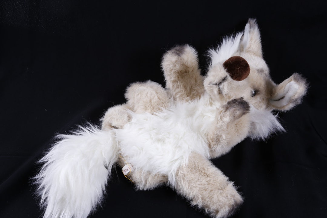 Kamar, Rare, Prototype, Sample, OOAK, Hand Made, White Beige, Fox, Hand ...