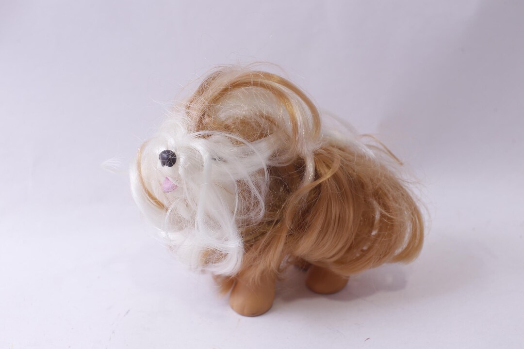 80s Hasbro, Sweetie Pups, Bearded Collie, Pup, Toy Figure, 1989 ...