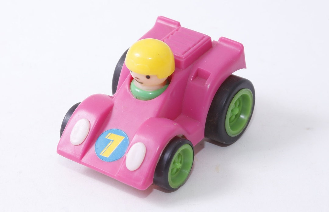 Purple, Racing Toy Car, Pullback, Clockwork Motor, Driving, Figure ...