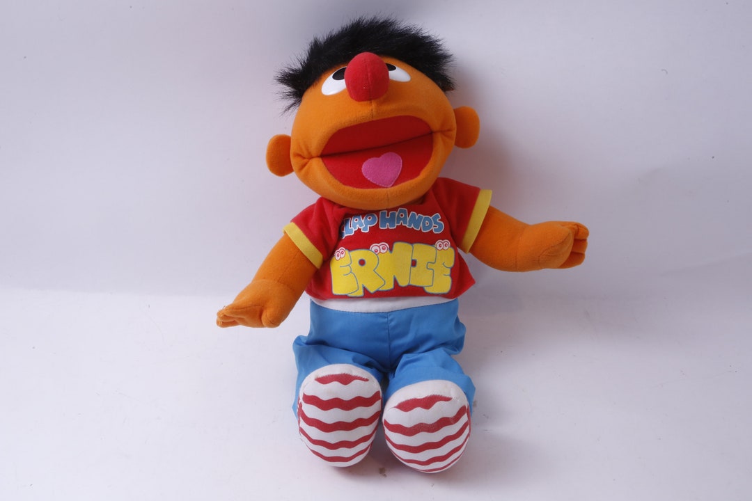 Sesame Street, Ernie, Clap Hands, Muppet, Fisher-price, Soft Doll, 16 ...
