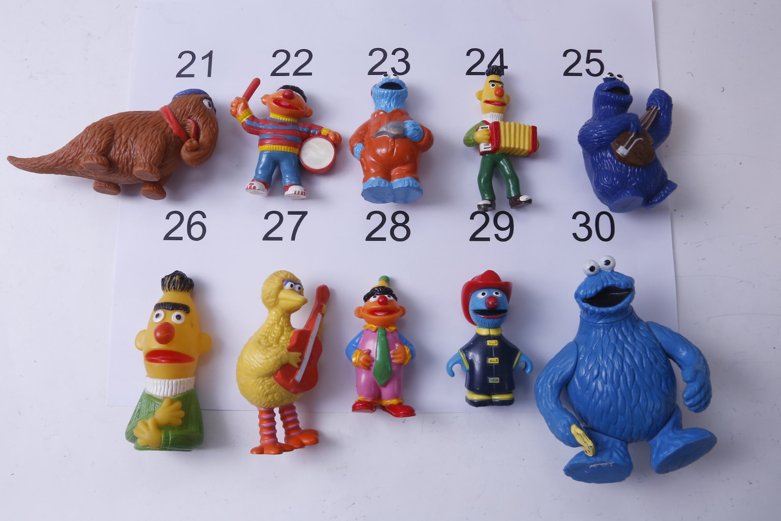 Vintage Sesame Street 1 Pvc Figures Jim Henson Cake Toppers - Etsy