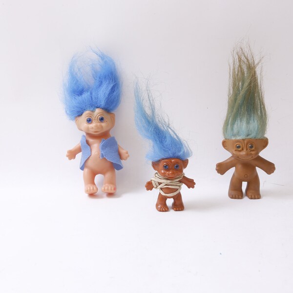 Blue Hair Troll Doll - Etsy