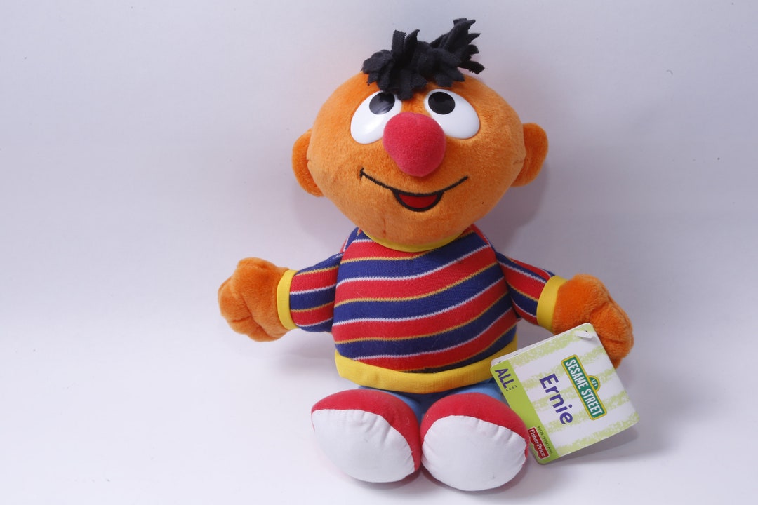 Sesame Street, Fisher-price, Ernie, Boy, Child, Soft, Plush, Doll ...