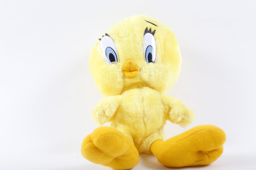 Cute Looney Tunes Tweety Bird Yellow Plush Soft Toy Figure Cartoon ...