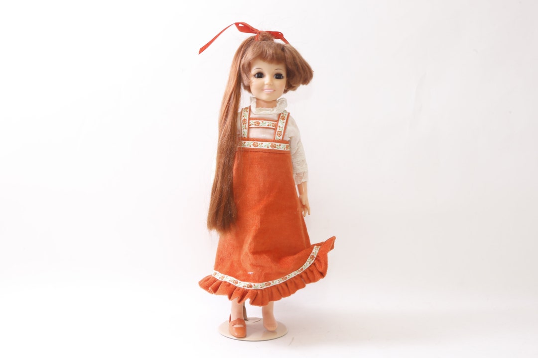 Crissy Doll, Growing Hair, Red Hair, Orange Dress, 18, Toy Figure ...