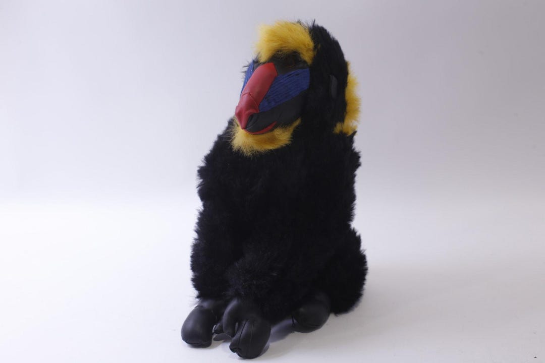 Mandrill, Monkey, Medium Plush, Liberty Toy, Vintage, 13", Stuffed Animal, ~ 250113-WH 36 - Etsy