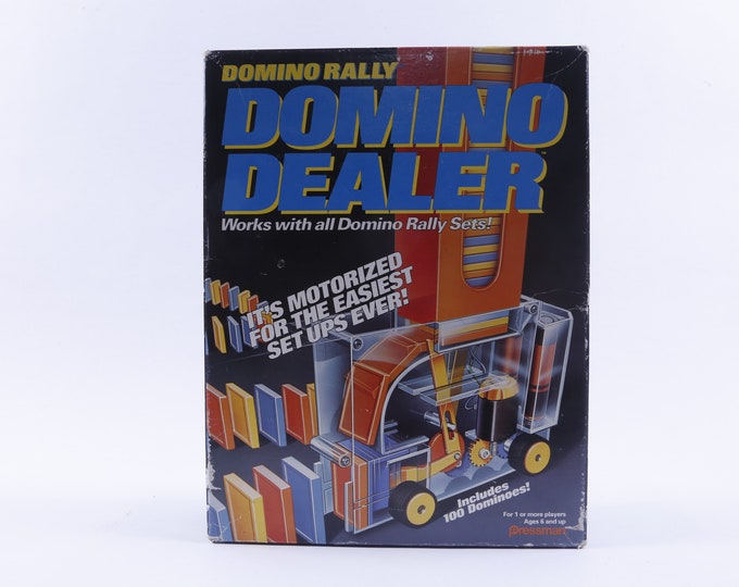 Domino Rally, Domino Dealer, Motorized, Board Game, Pressman, Party ...