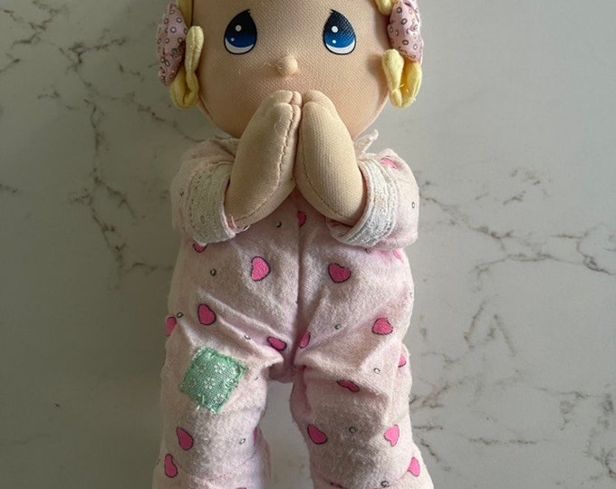 Precious Moments, Cute Praying Doll, Religious, 1990s, Plush, Stuffed ...