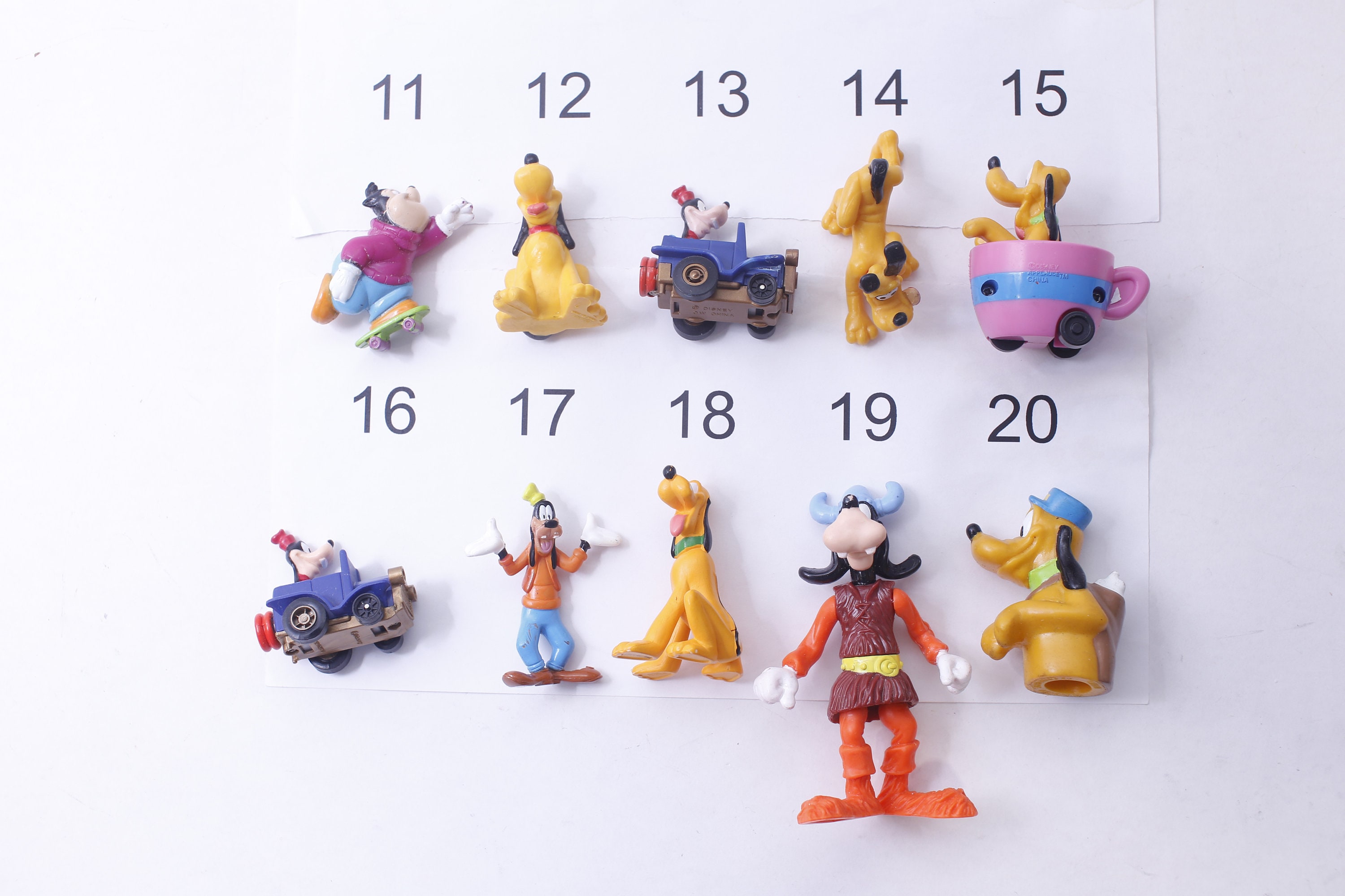 PICK YOUR OWN - Disney Pluto and Goofy Figures, Toys, Stuffed Animals ...
