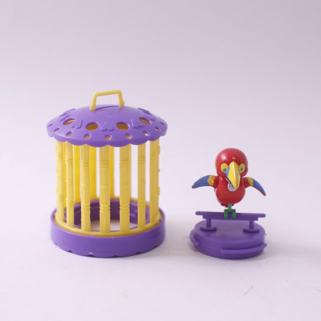 1993, Kenner, Littlest Pet Shop, Jolly Toucan With Bird Cage, Playset ...