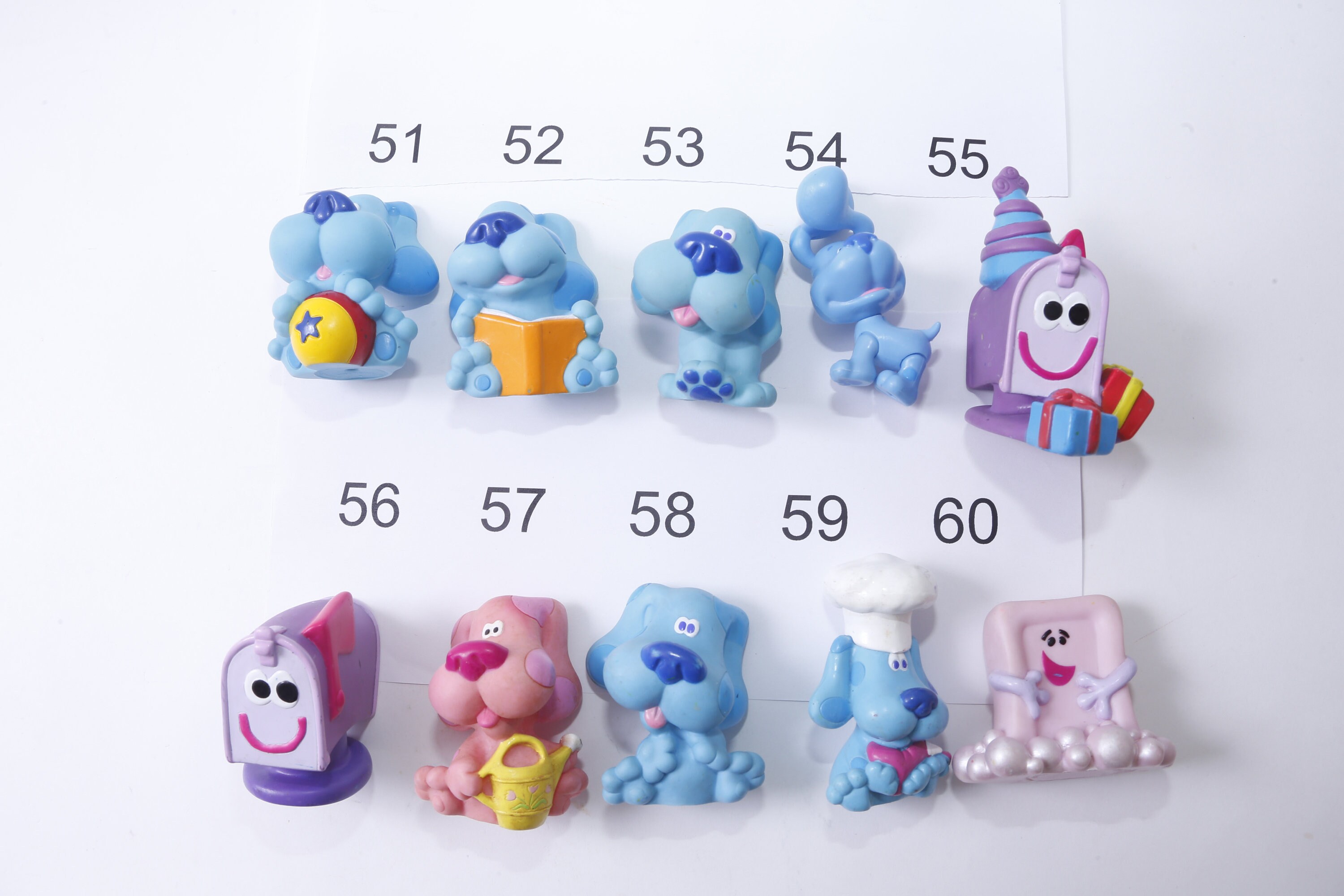 PICK YOUR OWN 1 Vintage Blues Clues Pvc Figures Cake | Etsy UK